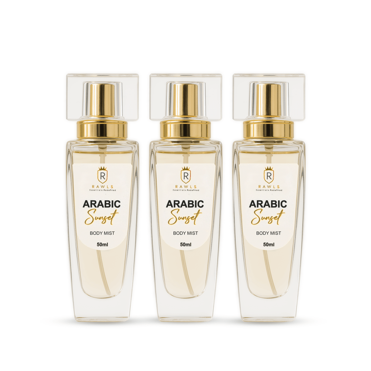 Pack of 3 Arabic Sunset Body Mist – Rawls Essentials