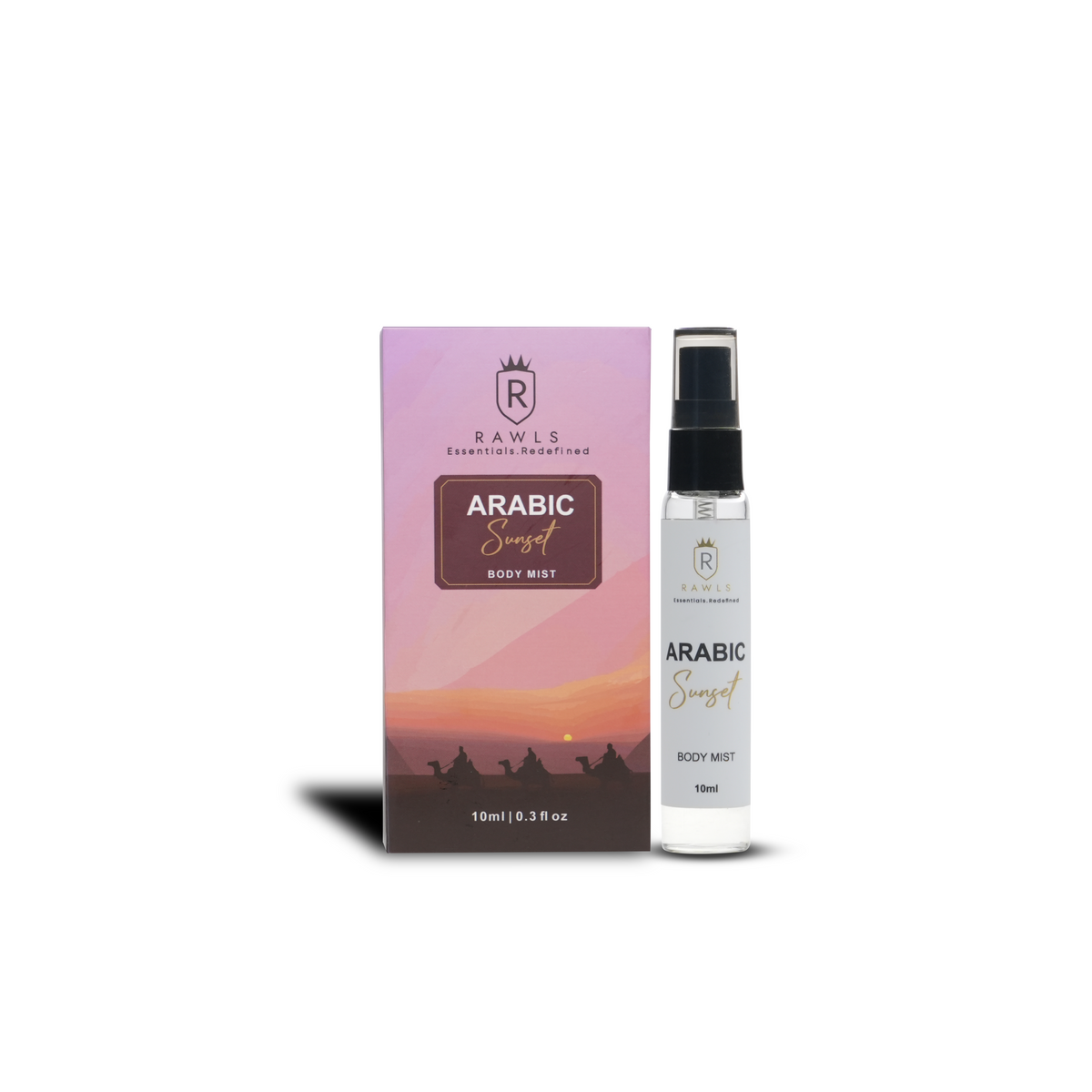 Pocket Arabic Sunset Body Mist - 10 ml - Mist For Her & Him – Rawls ...